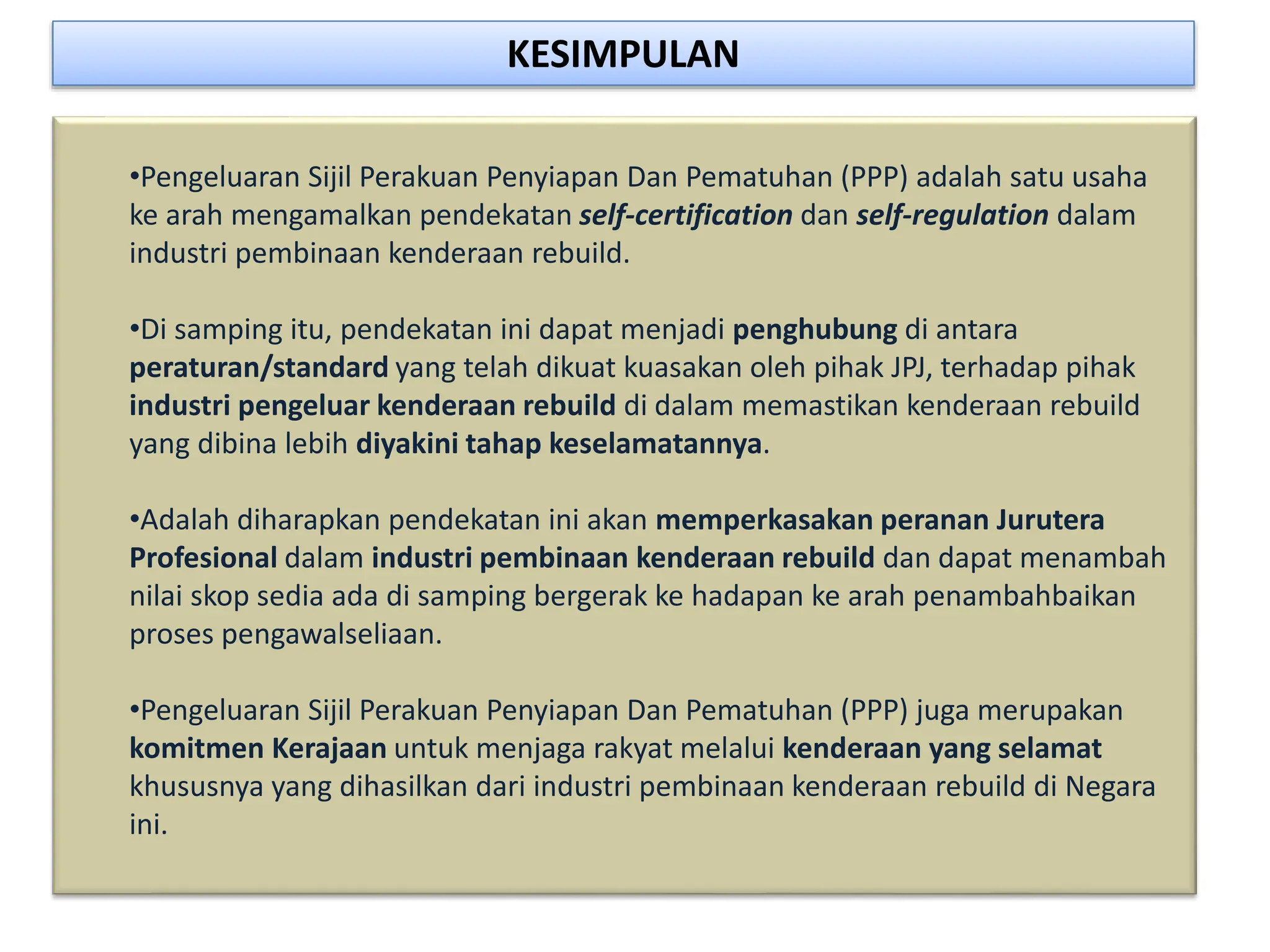 Demonstrasi Sijil Perakuan Penyiapan Dan Pematuhan (PPP) Rebuild.ppt