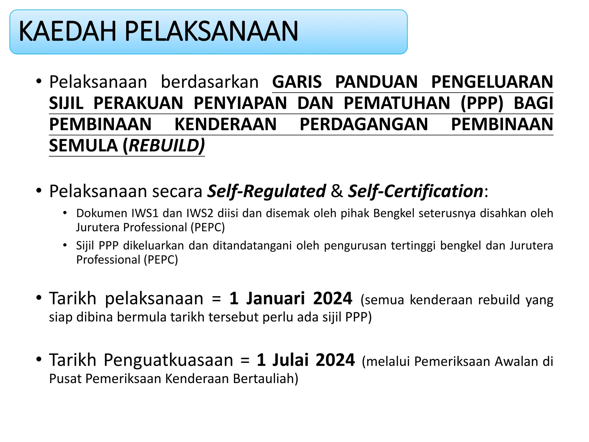 Demonstrasi Sijil Perakuan Penyiapan Dan Pematuhan (PPP) Rebuild.ppt