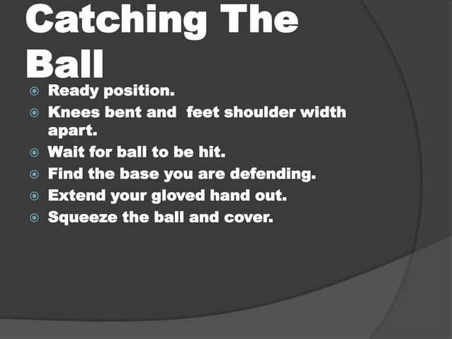 Demonstrate infield and outfield tactical movements | PPT