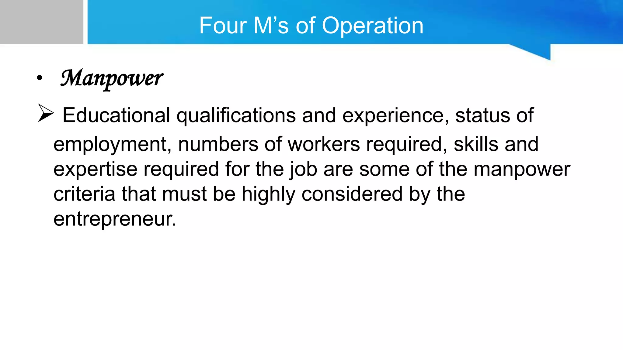 Demonstrate Understanding of the 4Ms of Operations.pptx