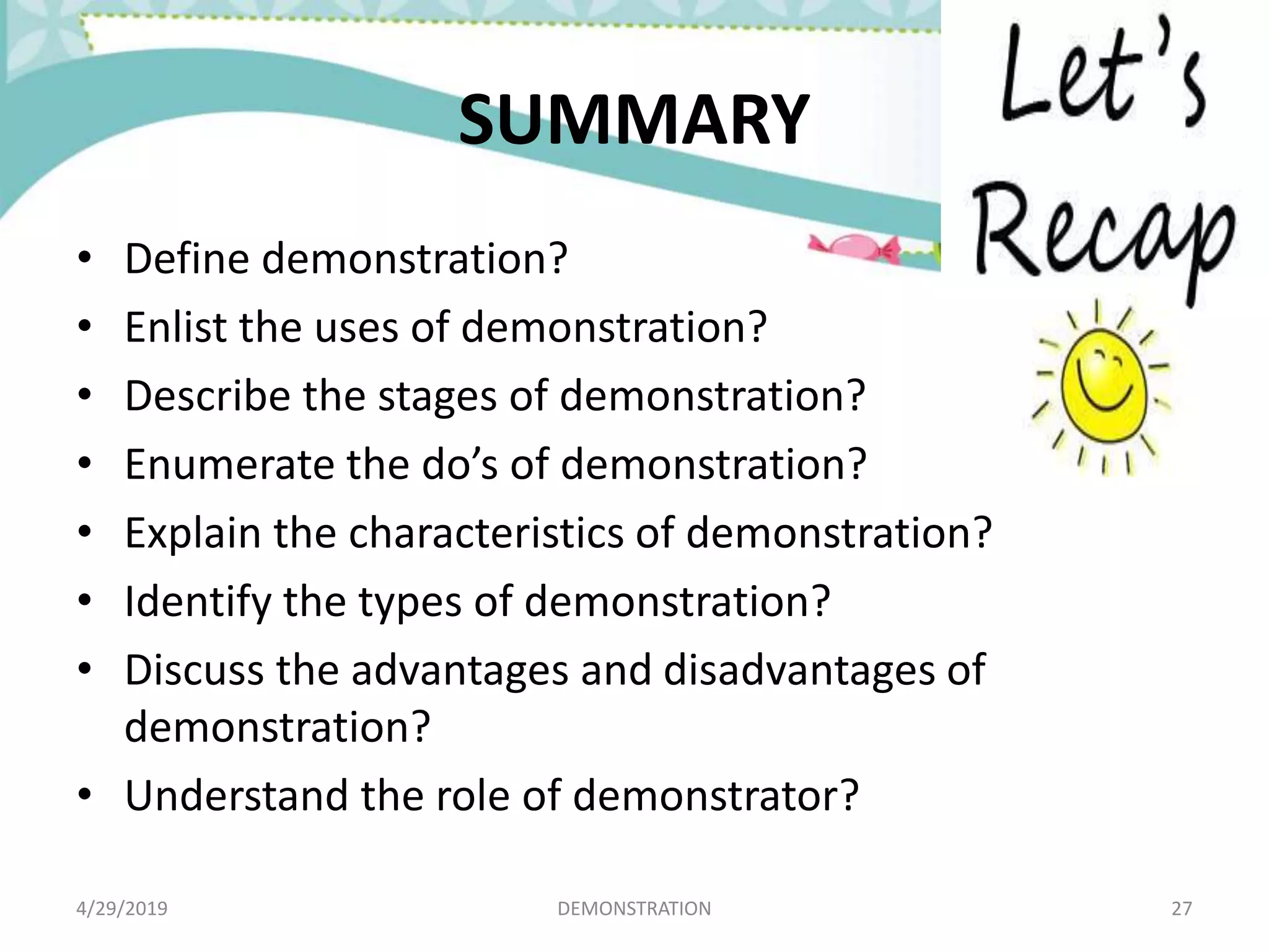 Demonstration | PPTX