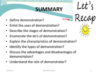 Demonstration | PPTX