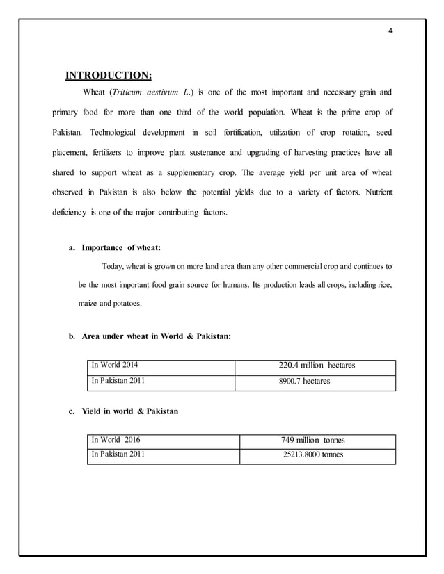 Demonstration on-nutrient-deficiency-in-wheat-plant | PDF