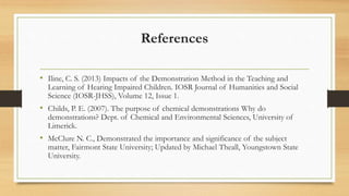 Demonstration purpose served | PPT