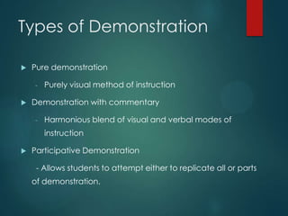 Demonstration trainingmethods-ppt | PDF