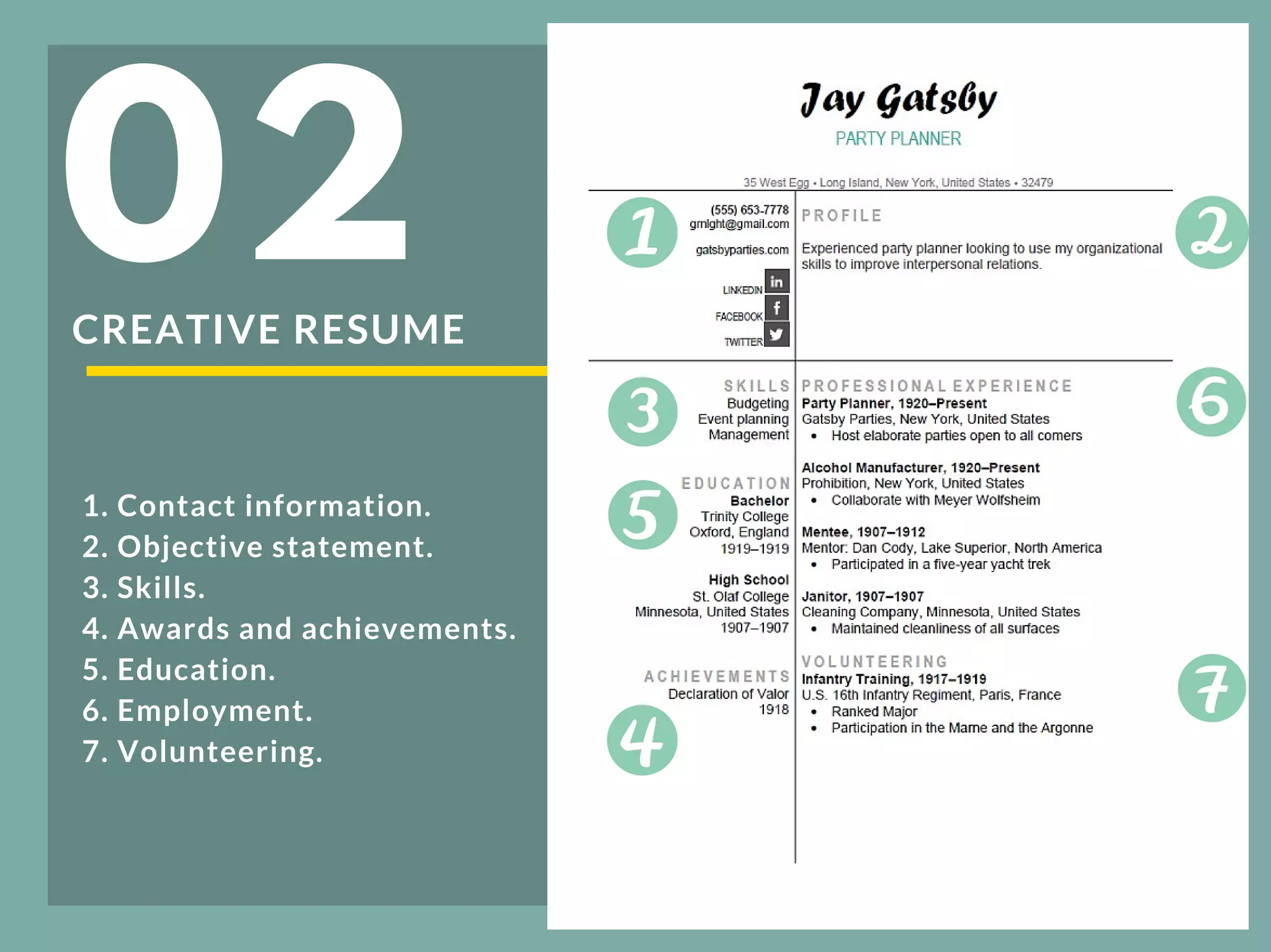 Creating the Perfect Resume: Resume Sections | PDF