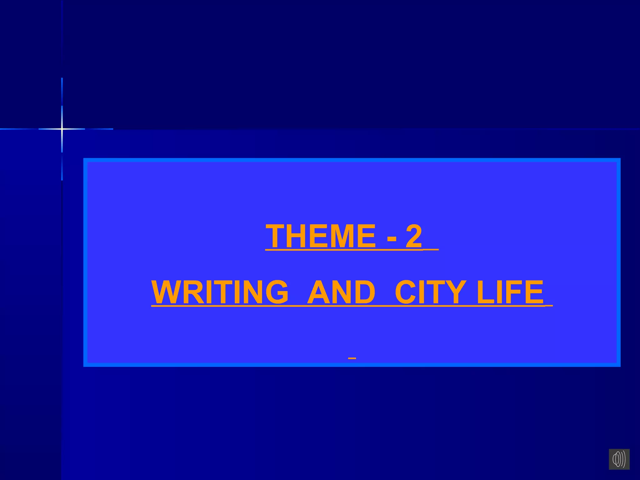 Demonstration class xi ,writing & city life | PPT