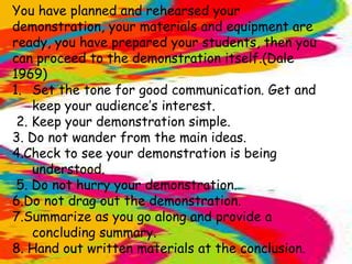 Lesson 10-Demonstration in teaching | PPTX
