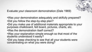 Demonstration in teaching | PPTX