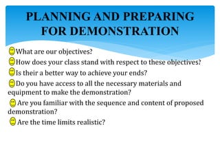 Demonstration in Teaching | PPTX