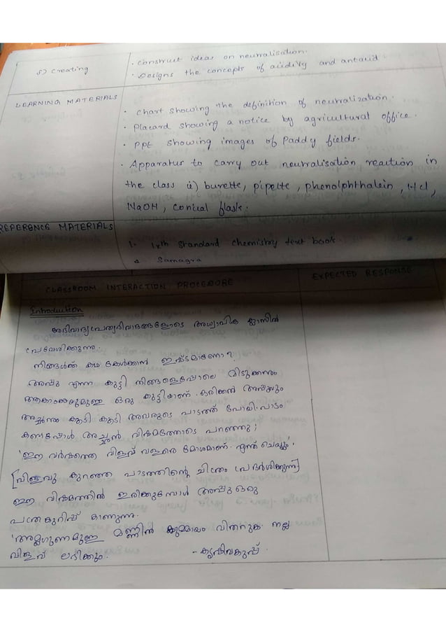 Demonstration lesson plan | PDF