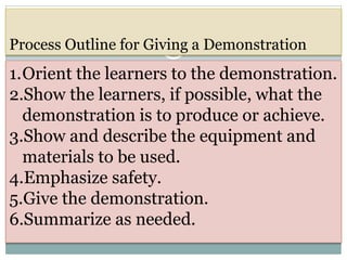 Demonstration method | PPTX