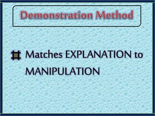 Demonstration method | PPTX