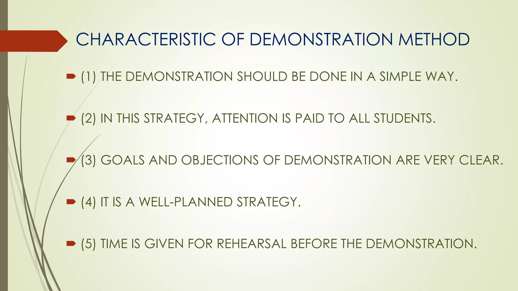 Demonstration method | PDF