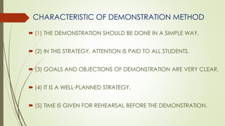 Demonstration method | PDF