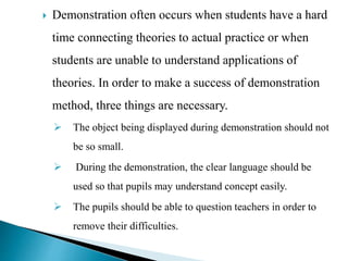 Demonstration method | PPTX