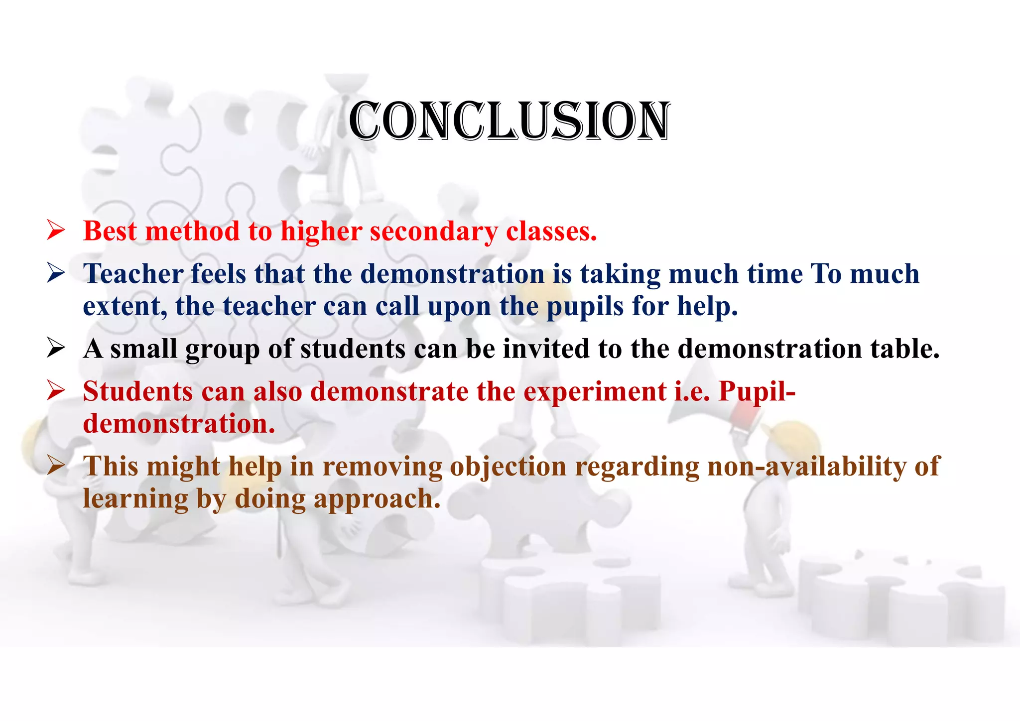 Demonstration method | PDF