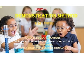 Demonstration method | PDF