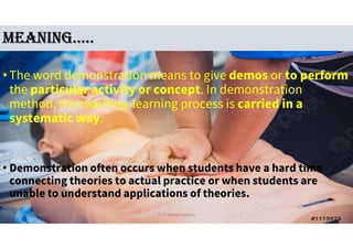 Demonstration method | PDF