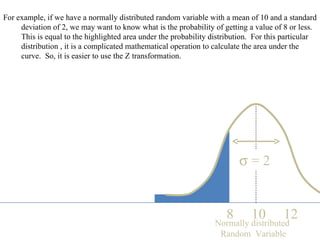 Demonstration of a z transformation of a normal distribution | PPT