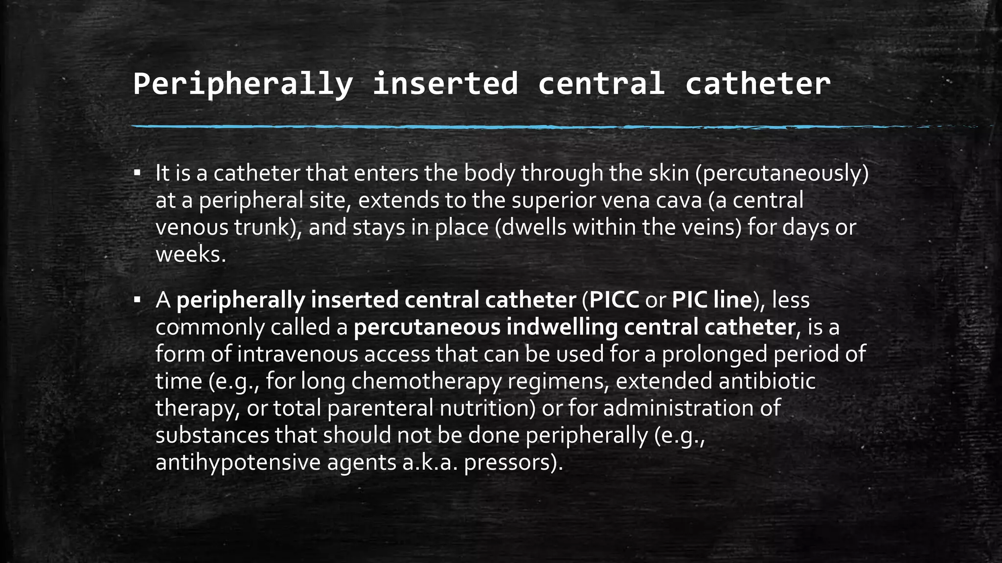 Demonstration of central line insertion | PPTX