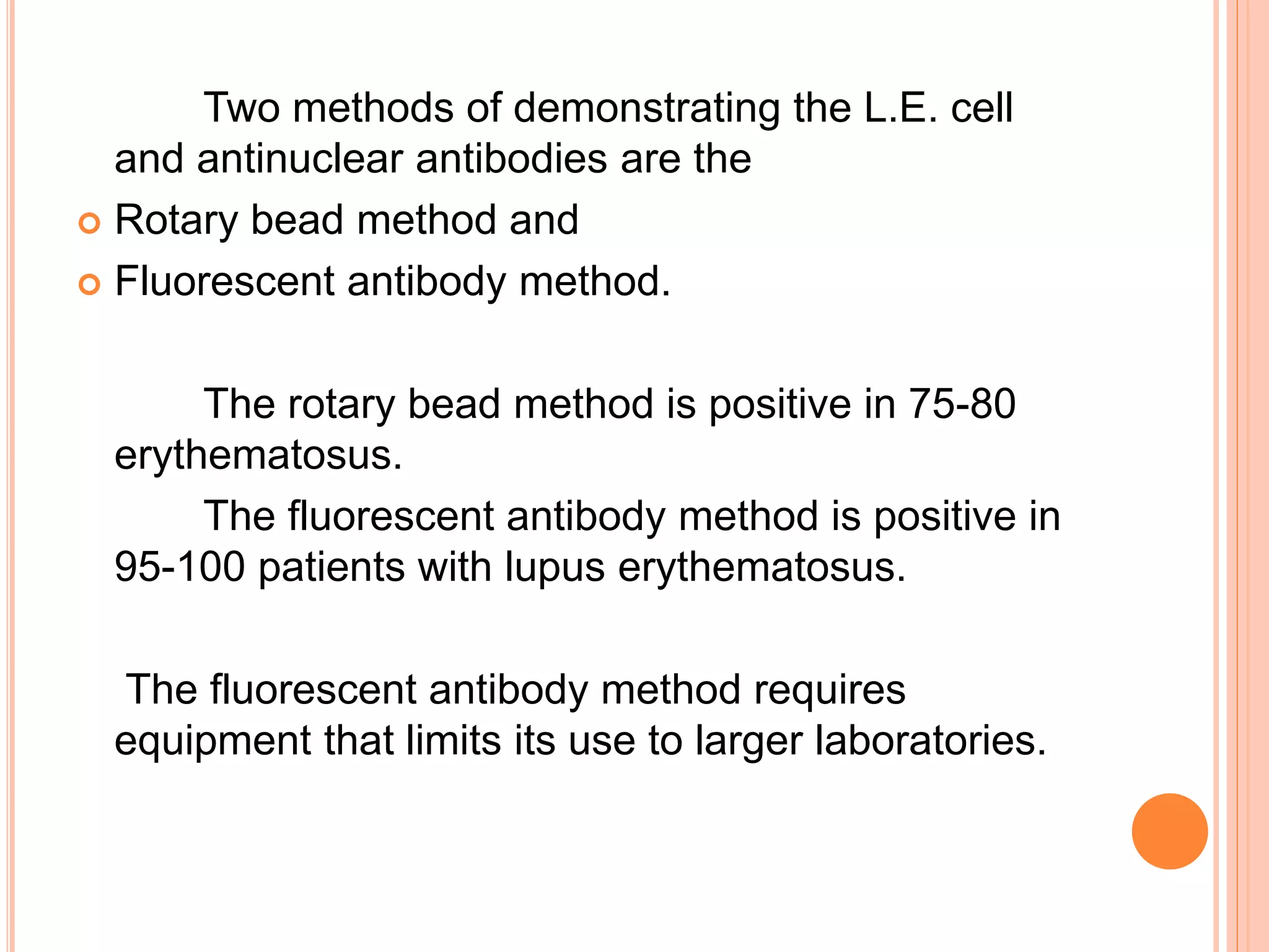 Demonstration of le cells | PPTX