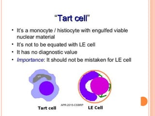 Demonstration of le cells | PPTX