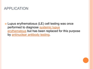 Demonstration of le cells | PPTX