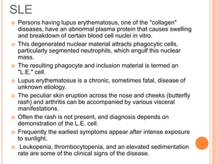 Demonstration of le cells | PPTX
