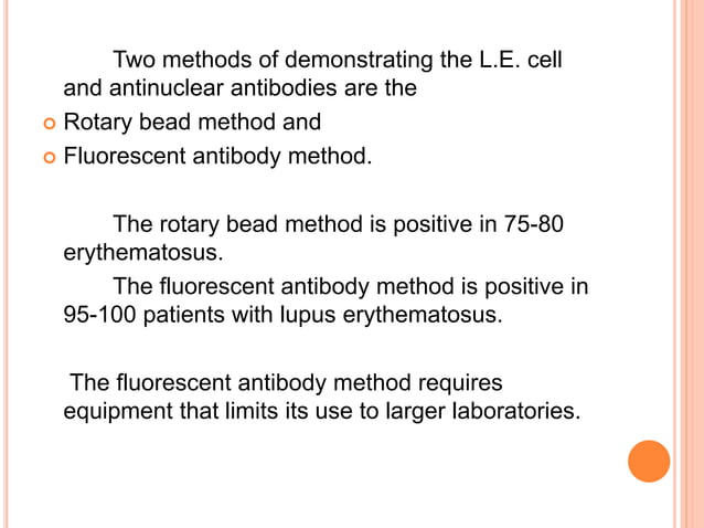 Demonstration of le cells | PPTX