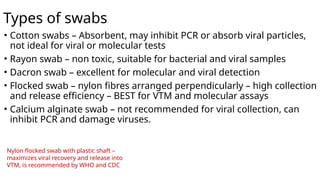 DEMONSTRATION OF VIRAL TECHNIQUES, FOR IMPORTANT VIRUSES, LIKE TISSUE ...