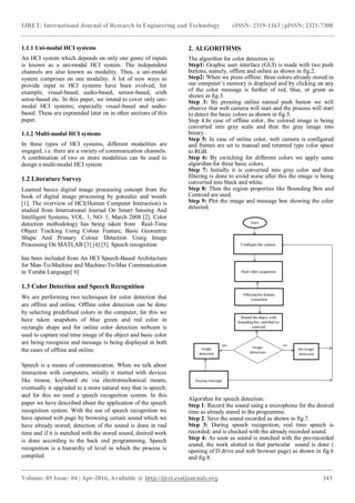 Demonstration of visual based and audio-based hci system | PDF | Digital Audio | Computer ...