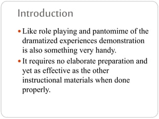 Demonstrations in Teaching | PPTX