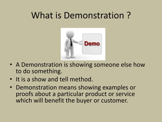 Demonstration skills copy | PPTX