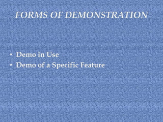 Demonstration skills copy | PPTX