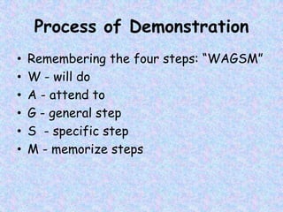 Demonstration skills copy | PPTX