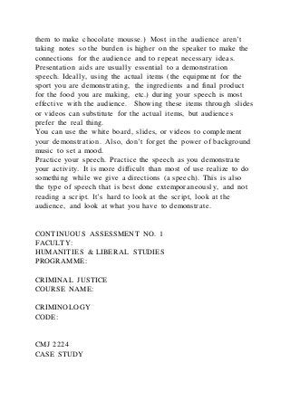 Demonstration Speech Assignment GuidelinesTotal points200 poin | DOCX