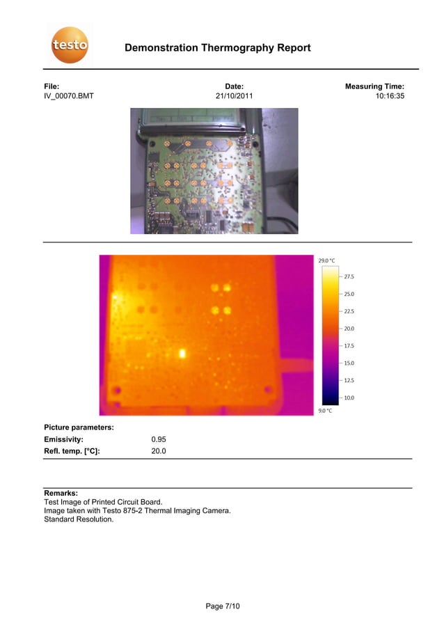 Demonstration thermography report for super resolution 1 | PDF ...