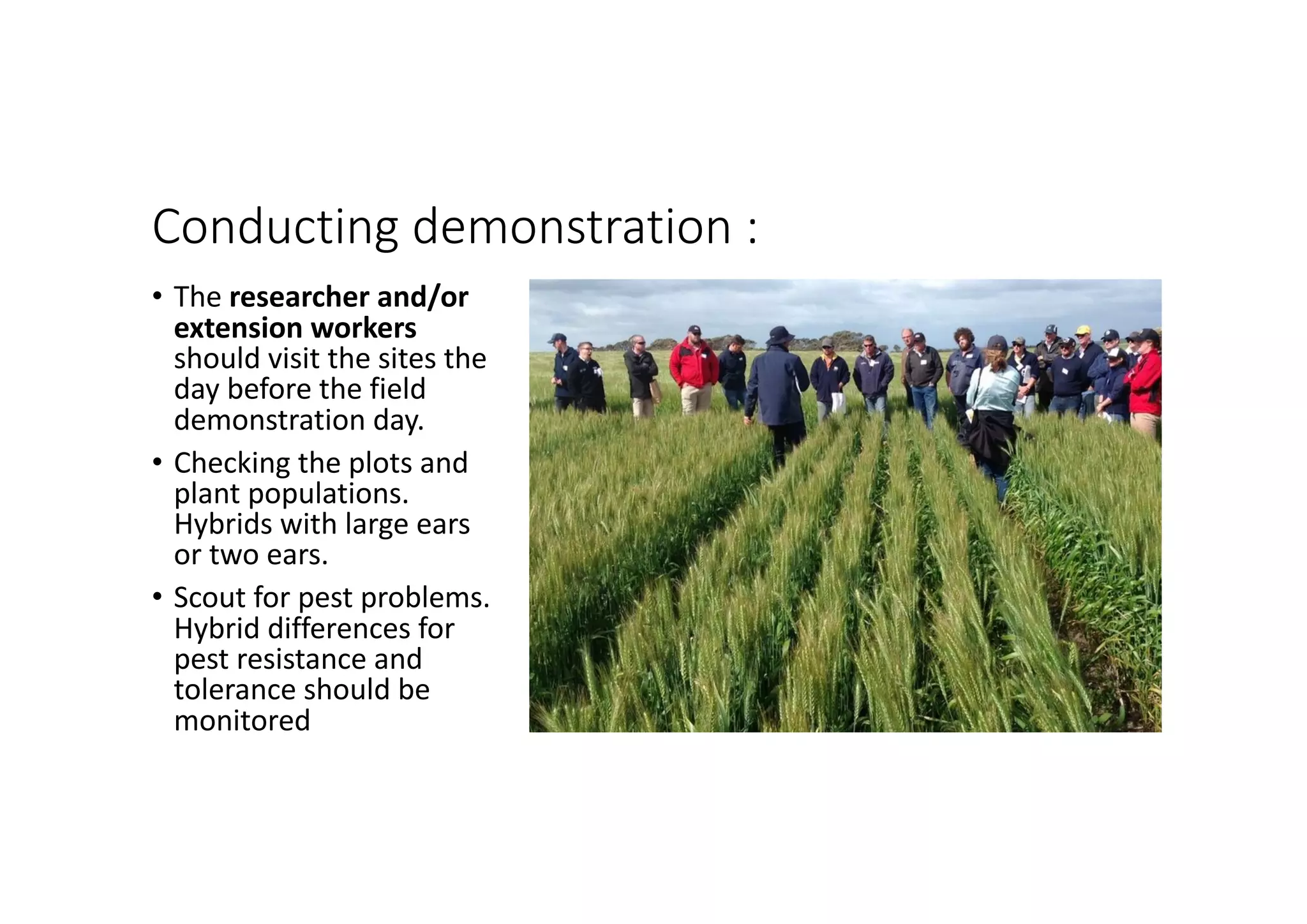 Demonstration trial | PDF