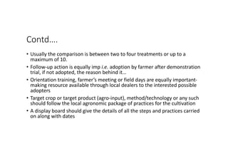 Demonstration trial | PDF