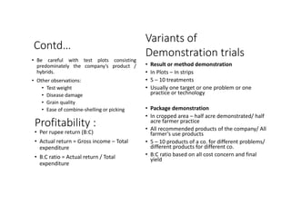 Demonstration trial | PDF