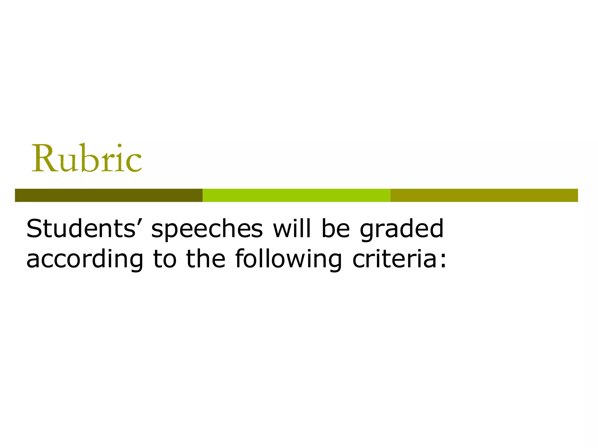 Project Expectations and Rubric | PPT