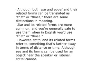 Demonstrative adjectives | PDF