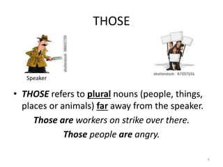 Demonstrative adjectives | PPTX