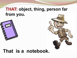 Demonstrative adjectives | PPTX