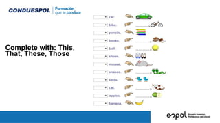 Demonstrative Adjectives.pptxadministracion | PPT