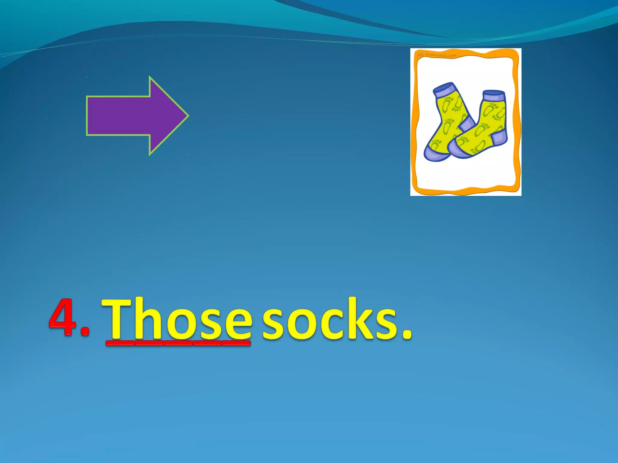 Demonstrative adjectives 5 to 1 | PPT