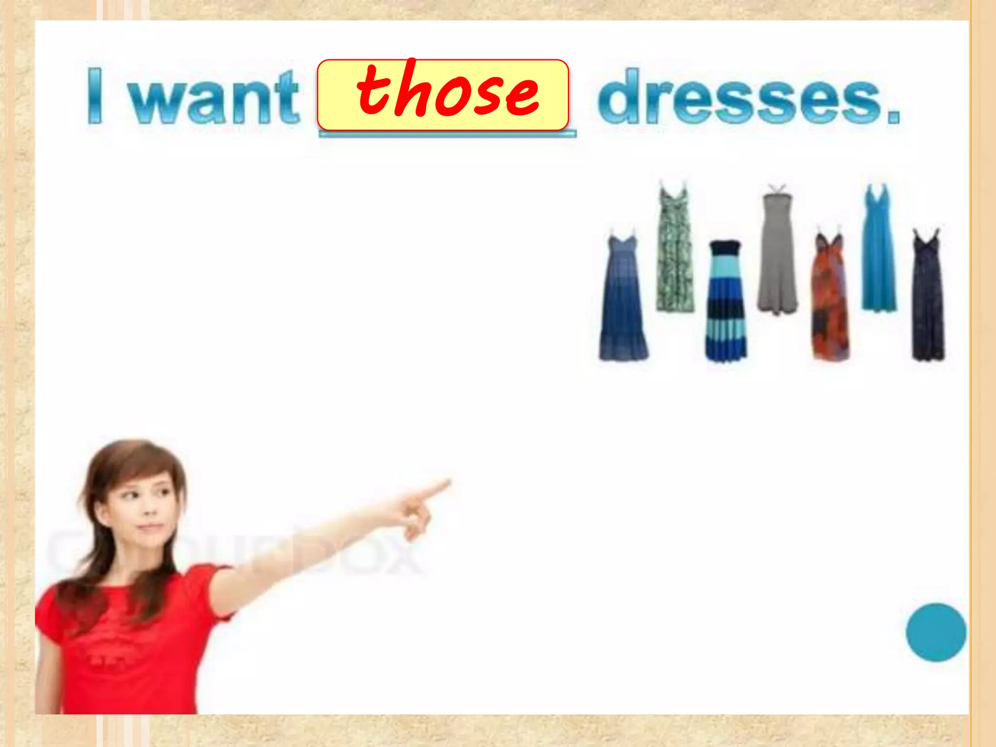 Demonstrative adjectives slides | PPTX