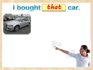 Demonstrative adjectives slides | PPTX