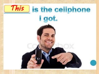 Demonstrative adjectives slides | PPTX